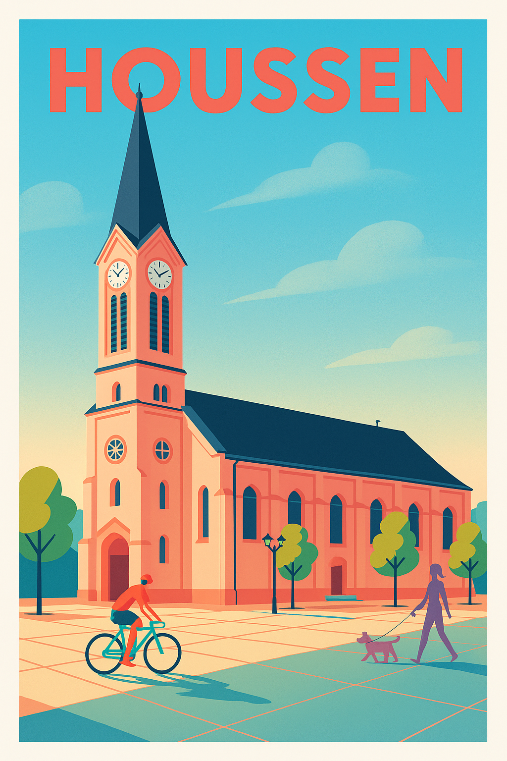 Affiche de Houssen - Charme et sérénité au cœur du village